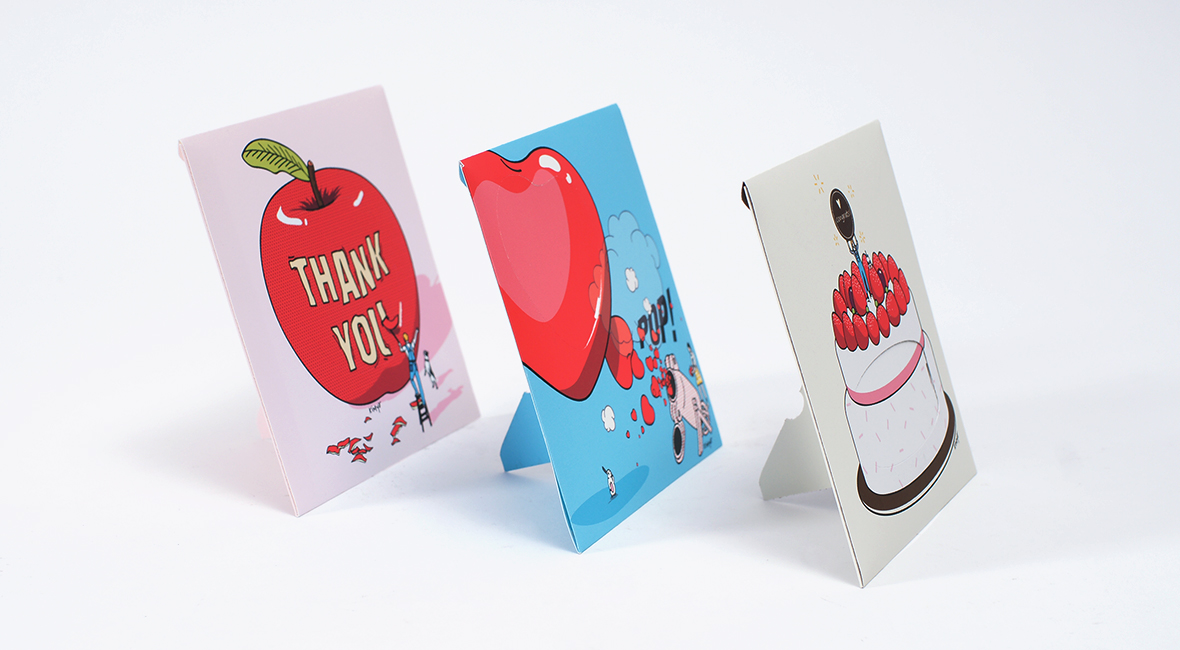 Pop-open Standing Card – FUNNYFISH DESIGN 퍼니피쉬 디자인